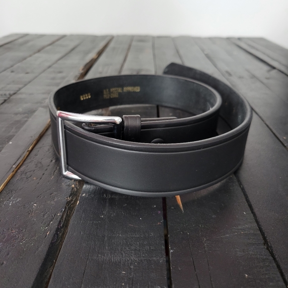 boston leather | Accessories | Boston Leather New Black Belt Mens 34 ...